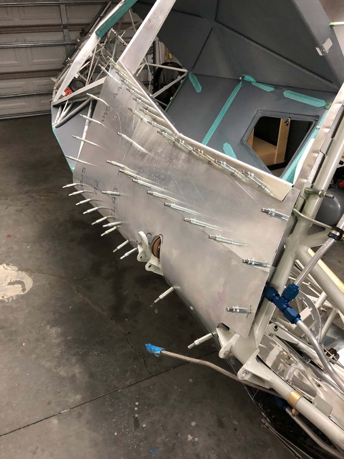 N6408C Bearhawk 4 Place Builders Log: Sheet Metal Under the Doors