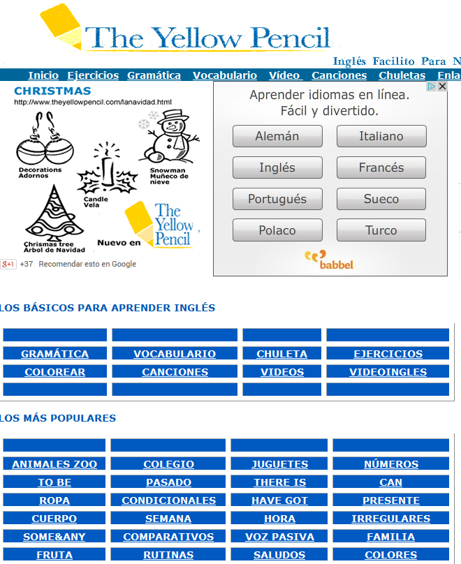 Recursos TIC para el aula de Educación Infantil: THE YELLOW PENCIL