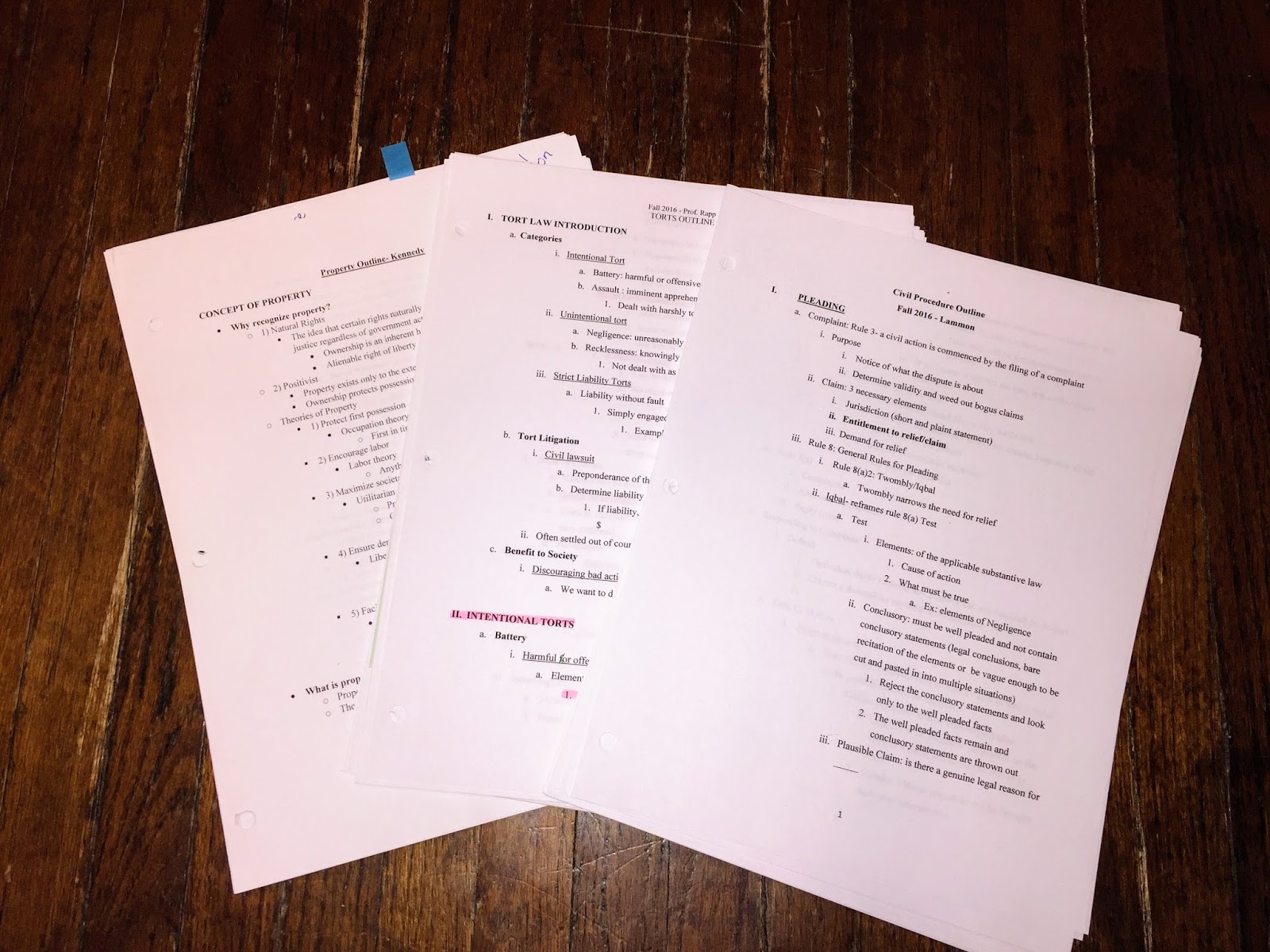 A Guide to Law School Outlining - The Legal Duchess