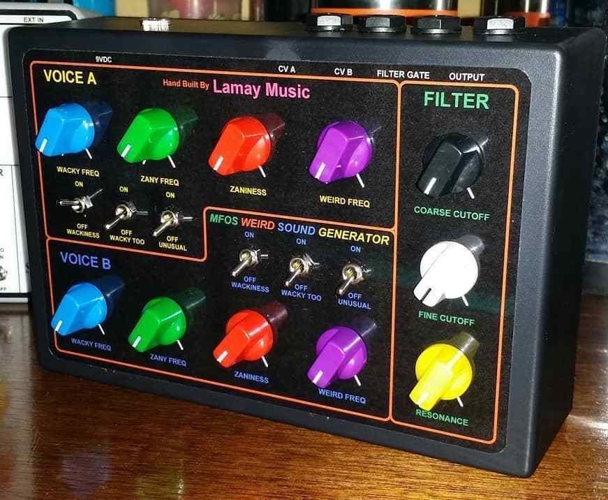 MATRIXSYNTH: MFOS Weird Sound Generator WSG Analog Synthesizer Synth ...