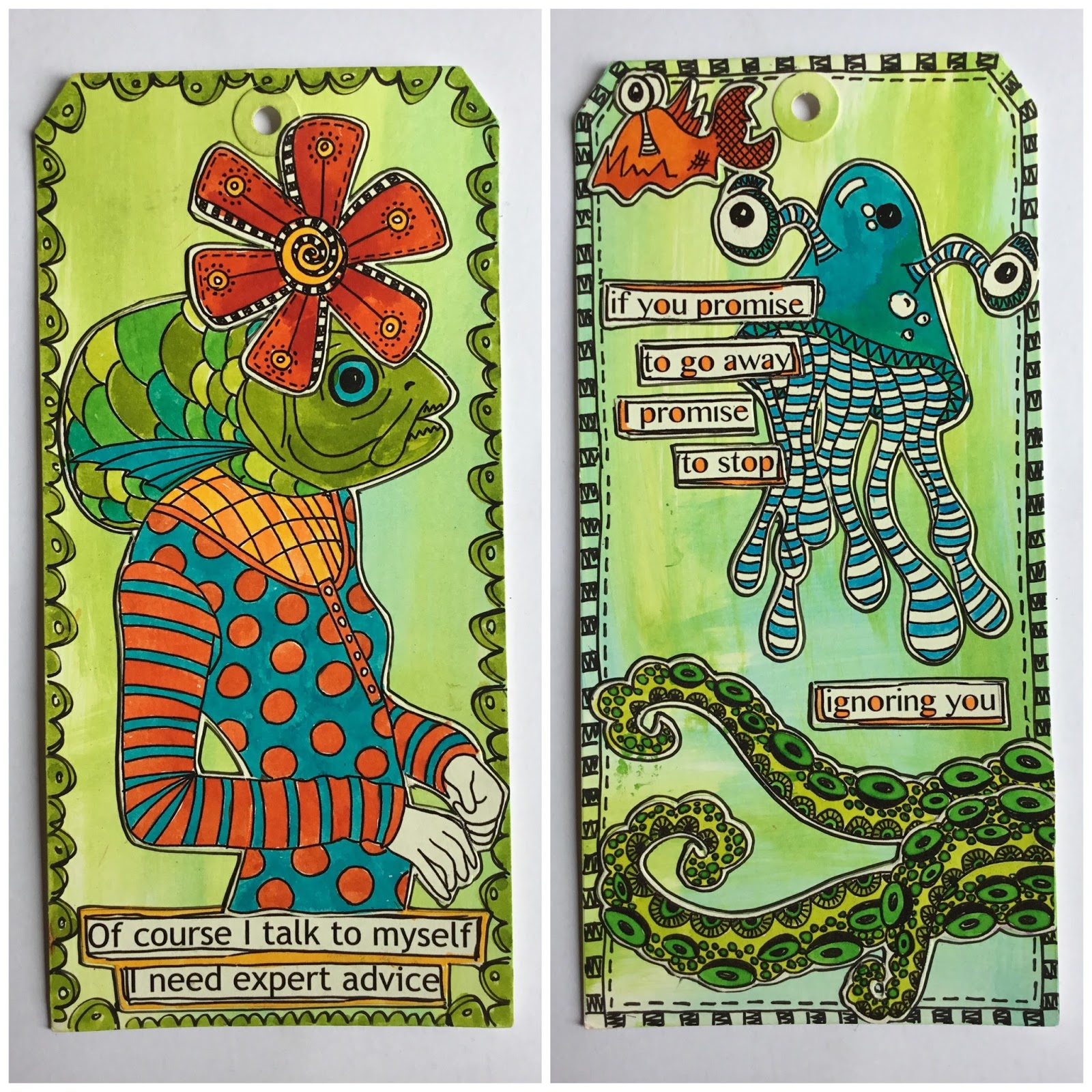 Dylan's Blog: New Dylusions Stamp Samples