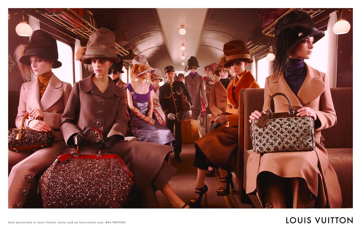 Ad Campaign: Louis Vuitton F/W 12.13: Numerous Models by Steven Meisel