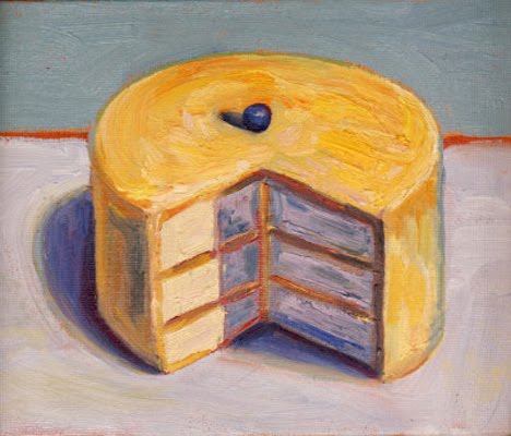 artisan des arts: Wayne Thiebaud Cakes with oil pastel - grade six