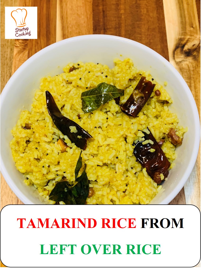 Instant Tamarind Rice | Tamarind rice from left over rice | puliyogare ...