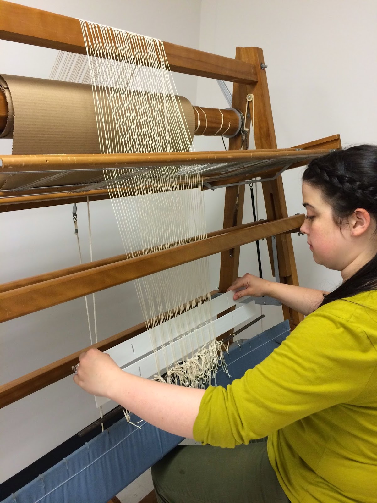 Tapestry Share: Tissart Tapestry Loom Warping--One Method