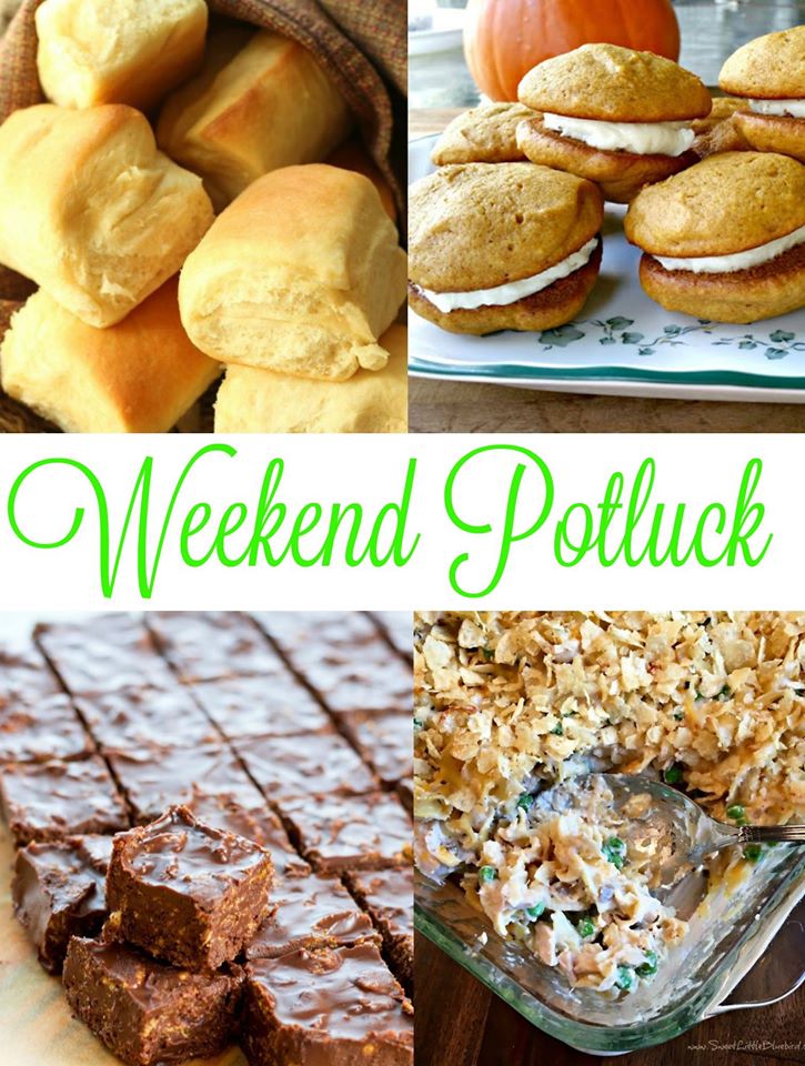 Copycat Texas Roadhouse Rolls - Weekend Potluck 239 - Sweet Little Bluebird