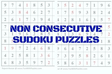 Non Consecutive Sudoku Puzzles Main Page
