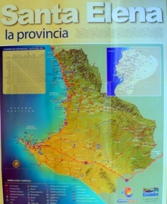 Mapa de la Provincia de Santa Elena | LA PRIMERA