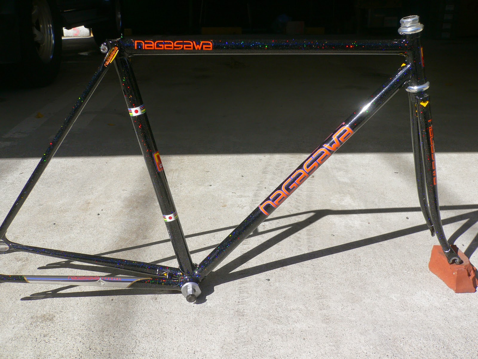njs keirin track bike &frame for sell: NAGASAWA NJS KEIRIN frame set