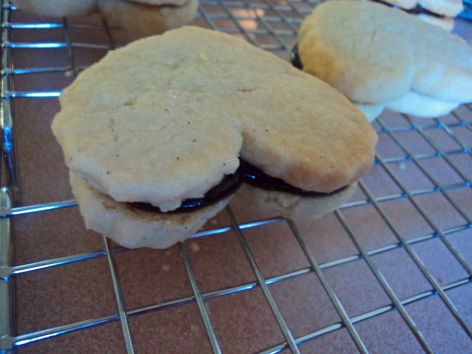 Sweet & Salty Southern Comfort: Vanilla Shortbread Sandwich Cookies