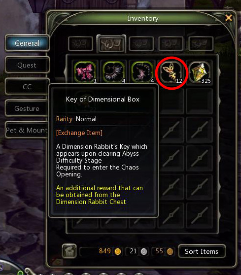 DragonNest Guide: Dimensional Rabbit and Dimensional Key