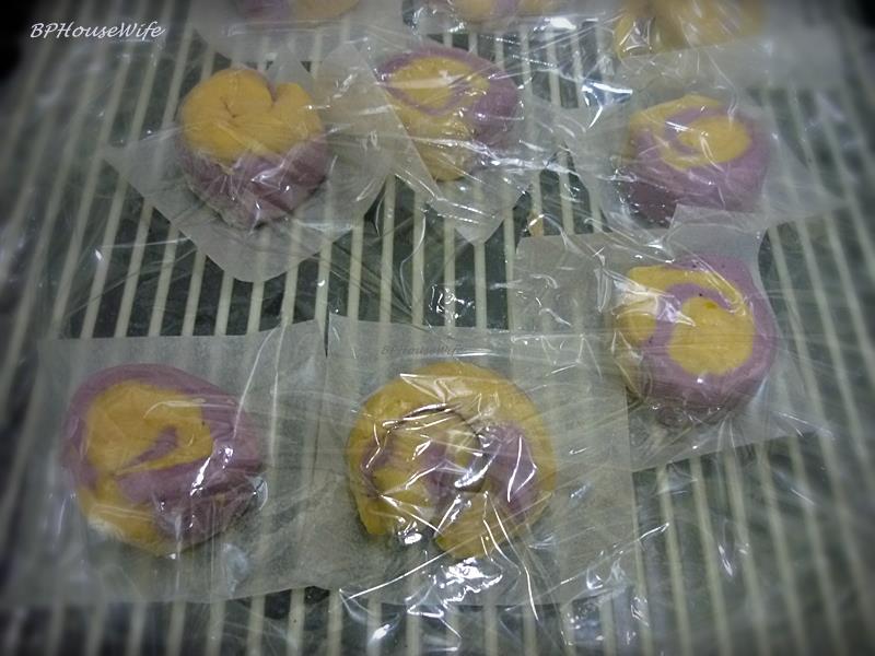 BPHouseWife: Purple Orange Sweet Potato Swirl Mantou Recipe (step by ...