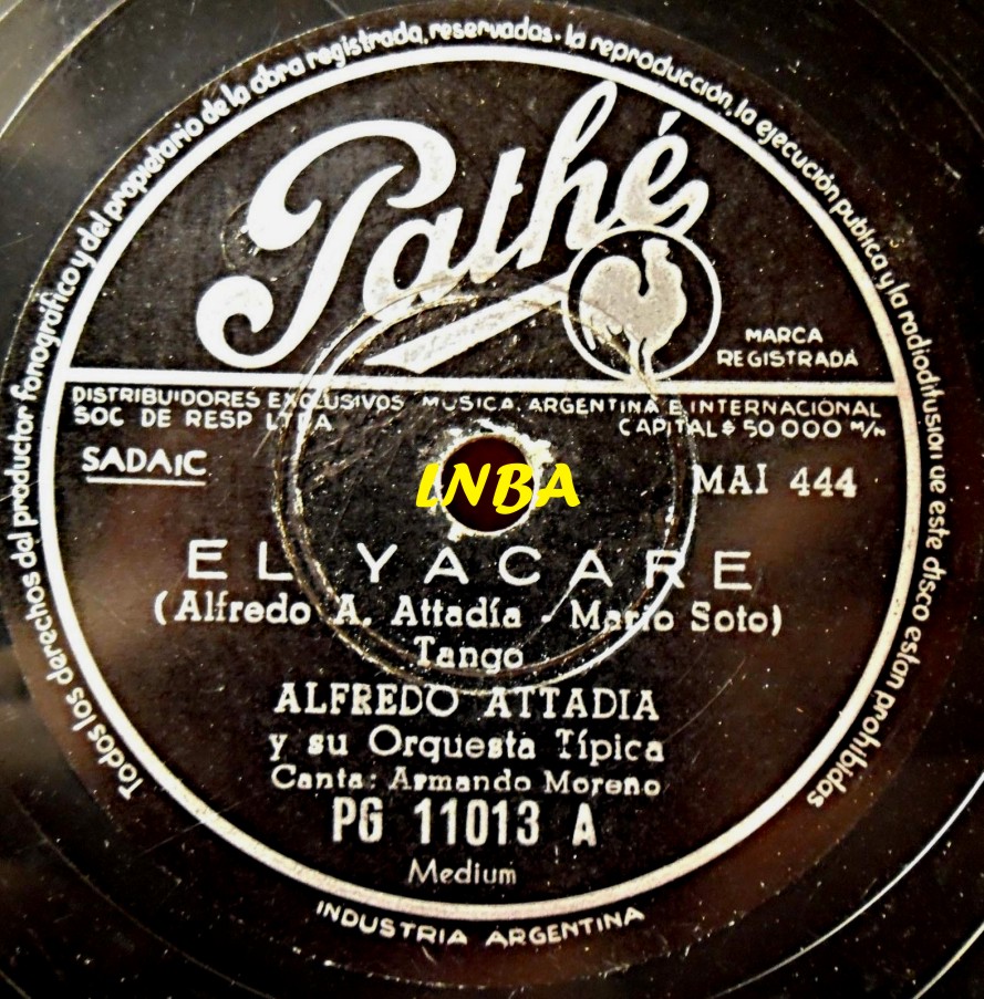 La nova Botica del Aleman.: Tango - A. Pedernera - A. Attadia y E. S ...