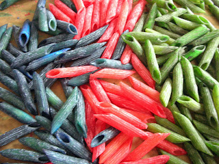 The Good Enough Parent: Dyed pasta and threading