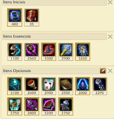 Build - Ahri - Mid | Layout Teste