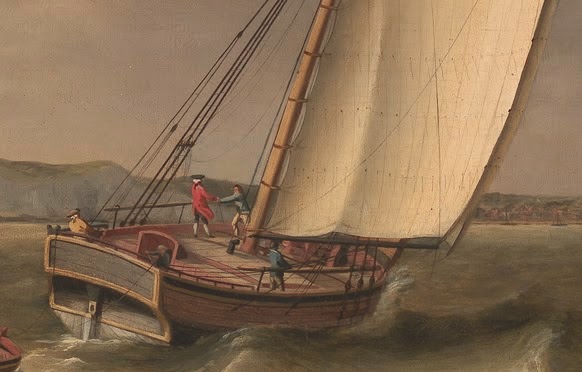 British Tars, 1740-1790: A Packet Boat Under Sail in a Breeze off the ...