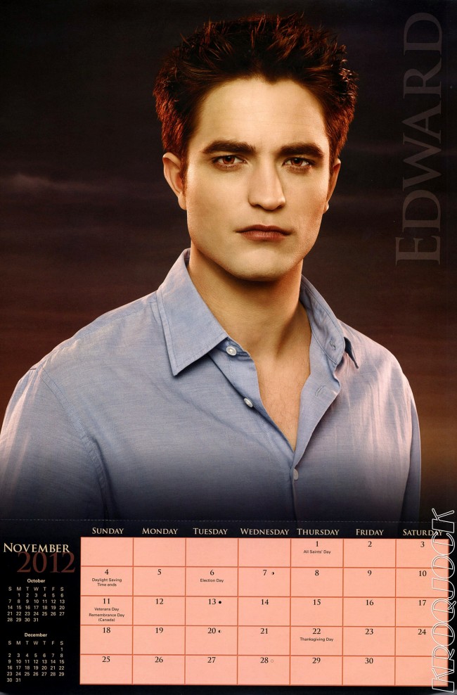 Twilight's Fan: Scans en HQ del Calendario de Amanecer - Parte 1