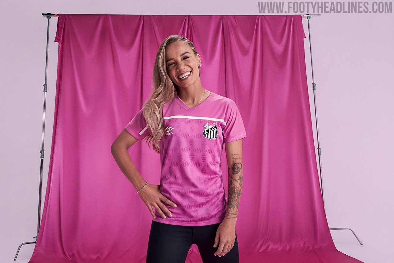 7 Umbro Brasil "Pink October" Kits Released - Santos, Gremio & More ...
