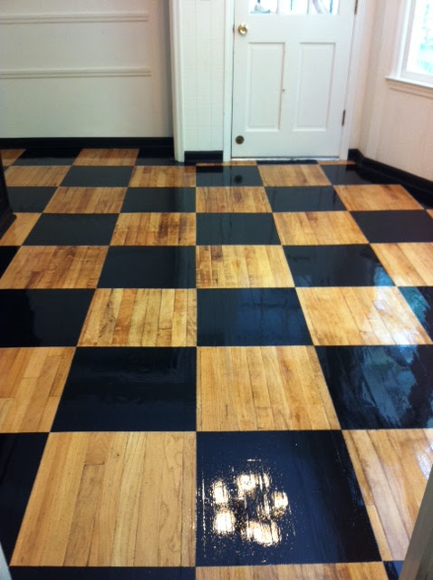 grass stains: Checkerboard floors update