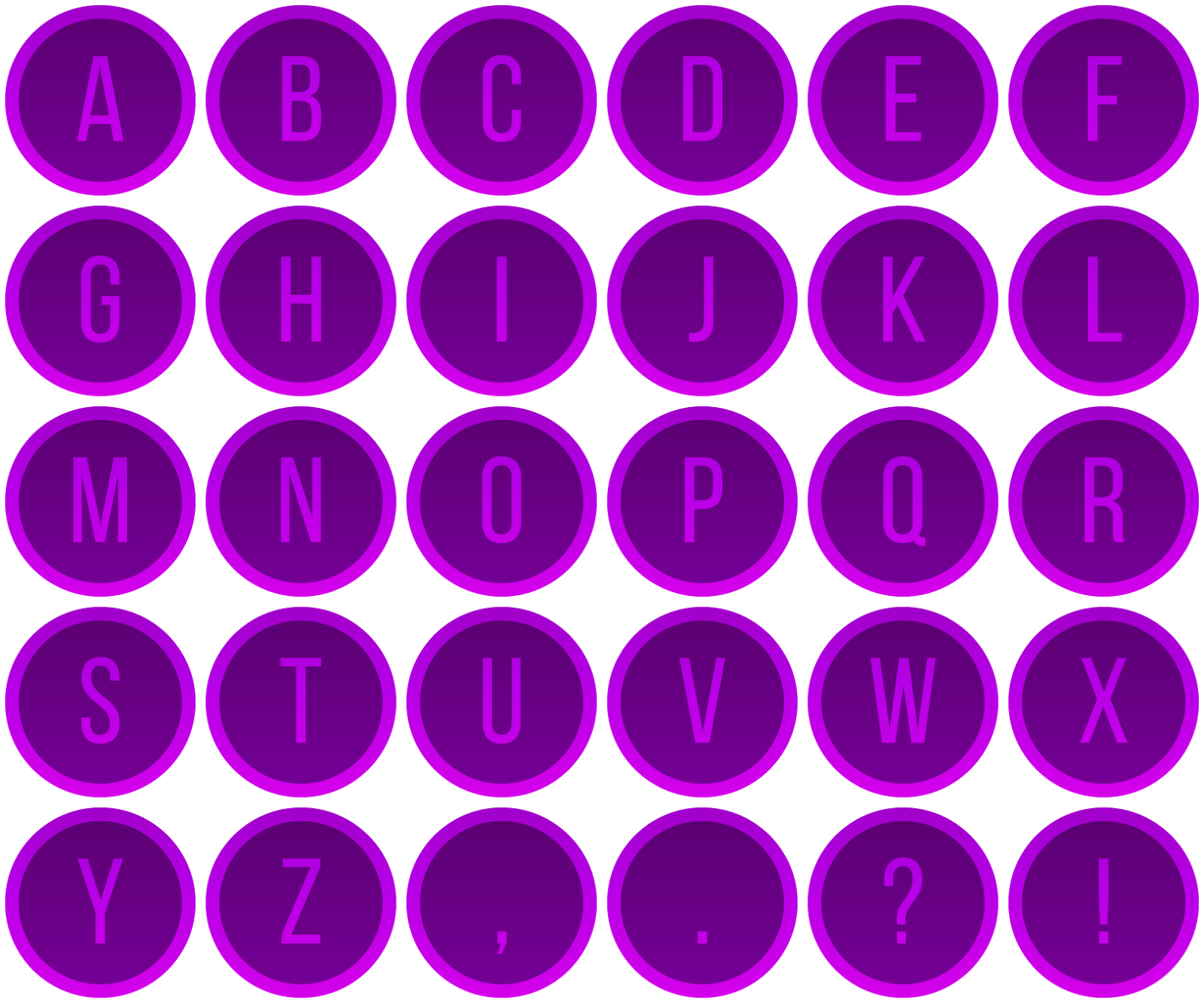 At the Back Studio: 2D Sprites: Letters for Unity3d