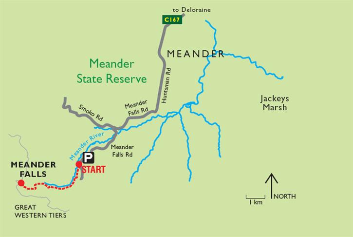 Safarihiker.: Meander Falls, Tasmania.