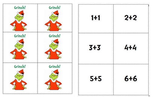 Homeschool Parent: Grinch Math Game