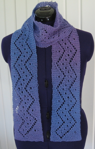 Simple Knits: Bolt of Lightning Scarf to Knit