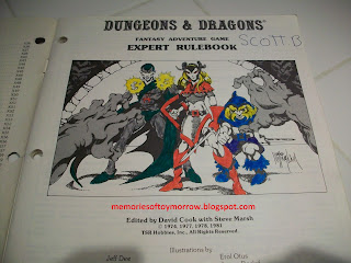Memories of Toymorrow: Dungeons & Dragons Expert Set .... Good things ...