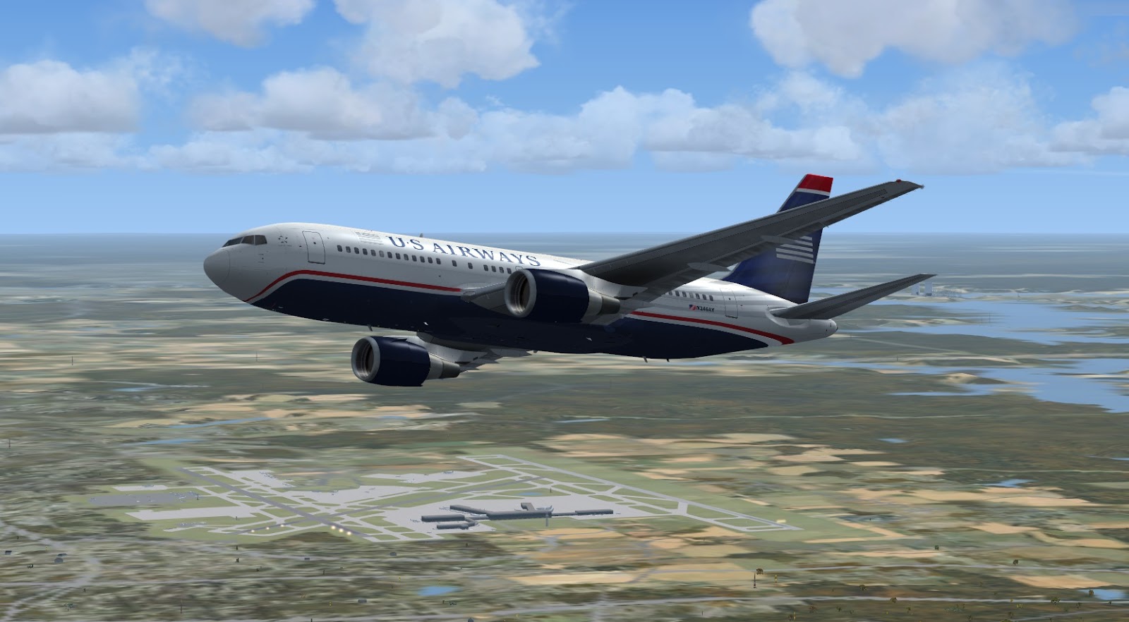 Aviação Arte: Boeing 767-200ER US Airways SS