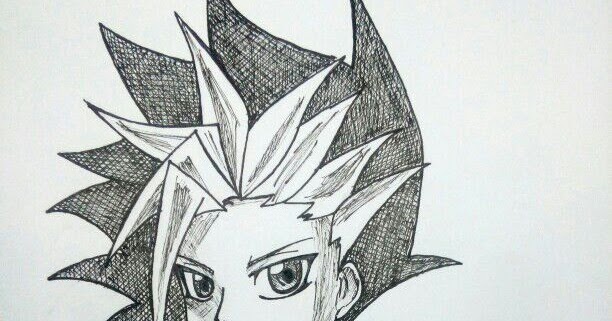 Artesha: Yuto from Yu-gi-oh! Arc V drawing process