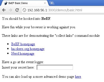 Exploit Combo ~ BeeF & Metasploit | Information Security Berserker