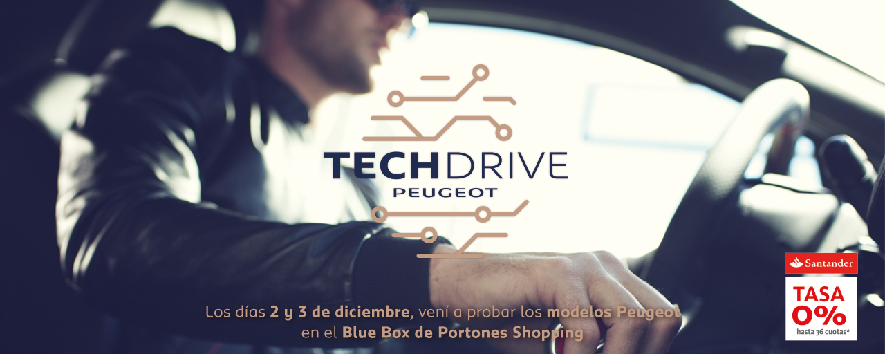 2 y 3 de diciembre Tech Drive con el #Peugeot3008 en Portones Shopping ...