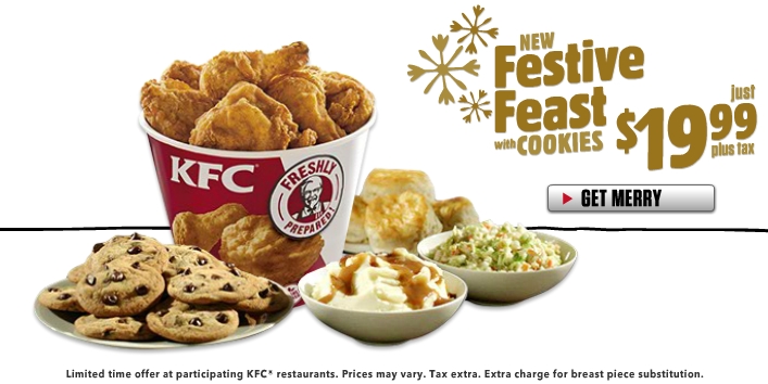 News Kfc New Festive Feast With Cookies