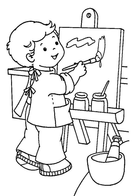 Frame and Coloring Page for kids - Tipss und Vorlagen