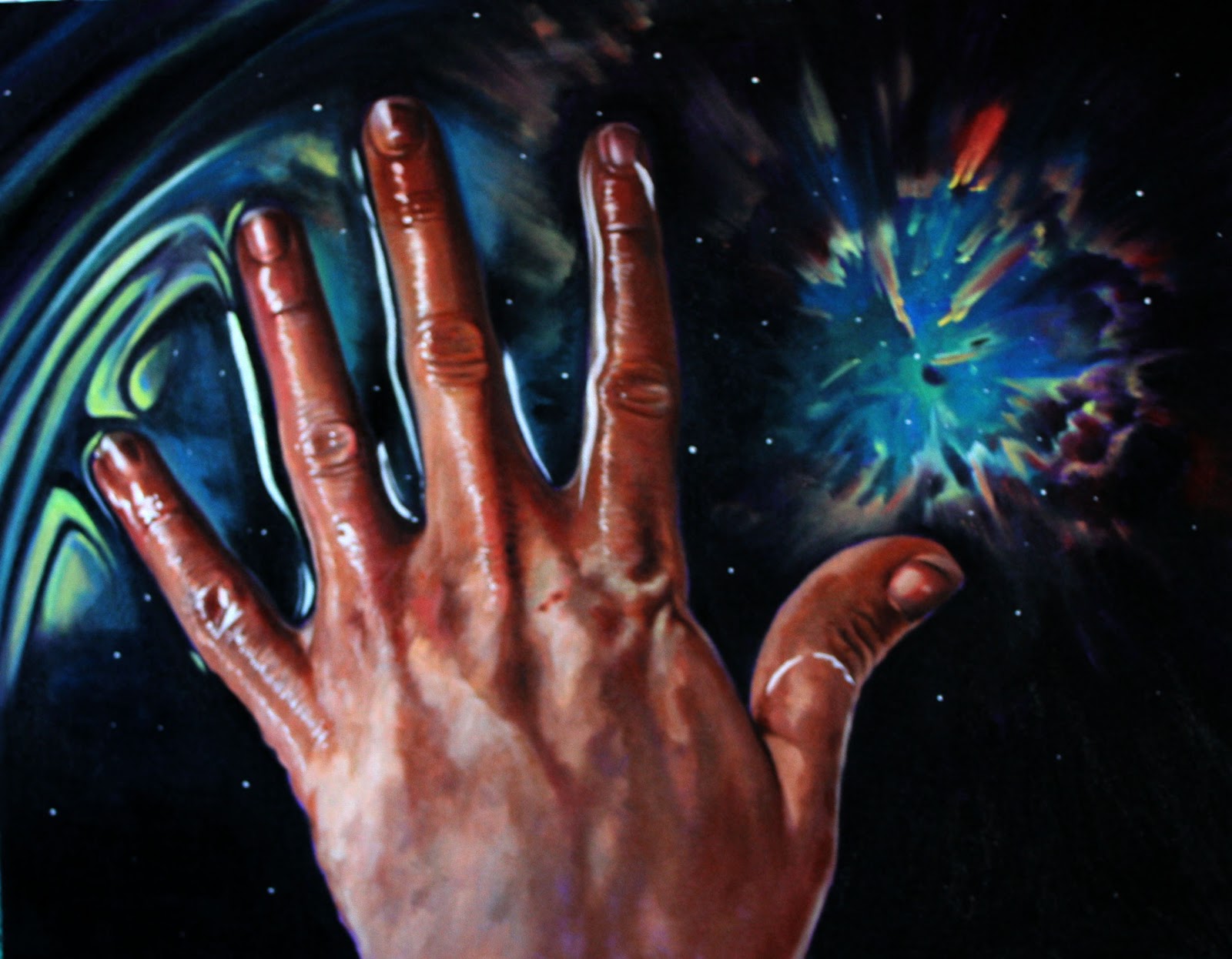 "Hands No. 6" Surreal oil painting by me, Kimberly Burnett : r/Art