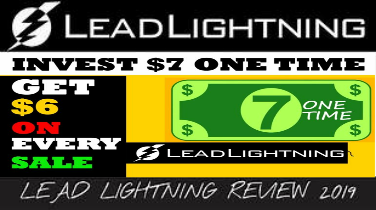 Lead Lightning Marketing Funnel, Sign Up For $7 One Time: Free Lead ...