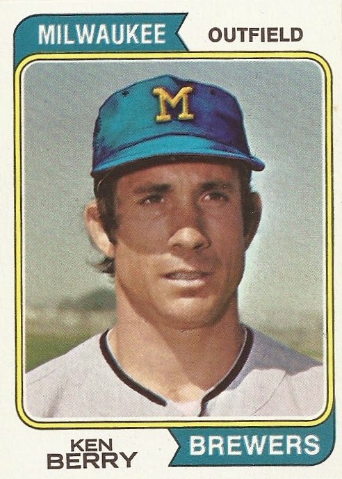1974 Topps - Pennant Fever: #163 - Ken Berry