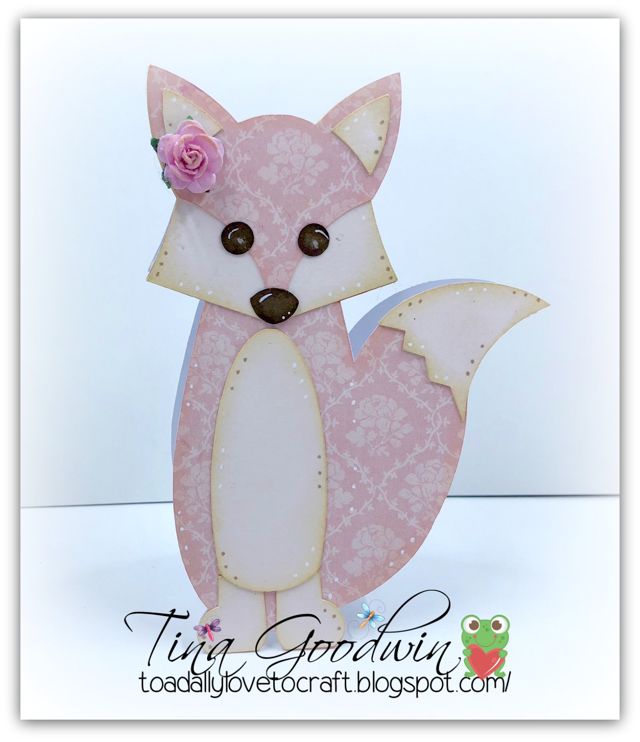 Toadally Love To Craft: Fox Card - The Cutting Cafe