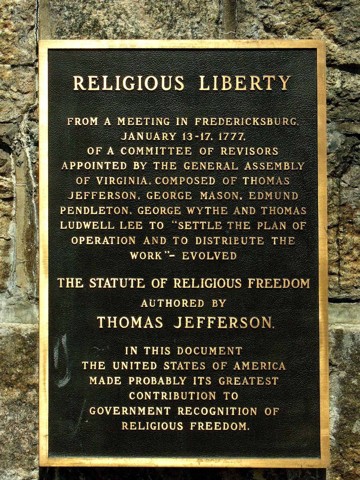 Landmarks: Antiques, Civil Rights, Civil War, and Religious Freedom