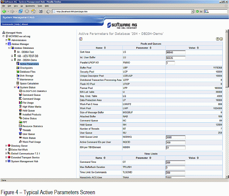 Adabas Manager x Adabas Online Services ~ Adabas Mainframe