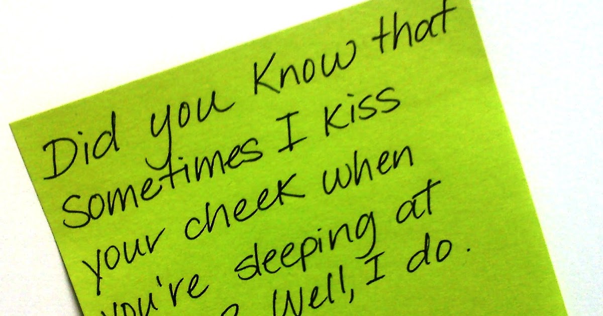 Cute Notes For Your Boyfriend