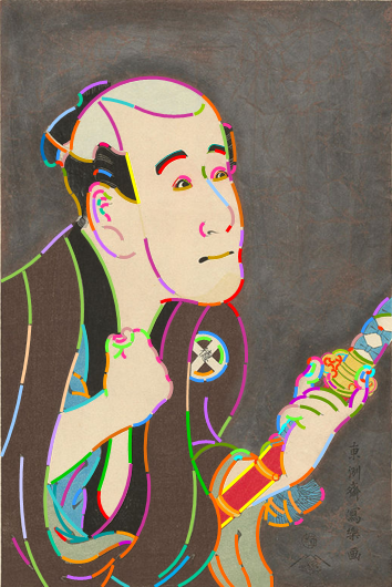 visual grammar (visible grammar): [Who is Sharaku?] Ⅴ Analysis of the ...