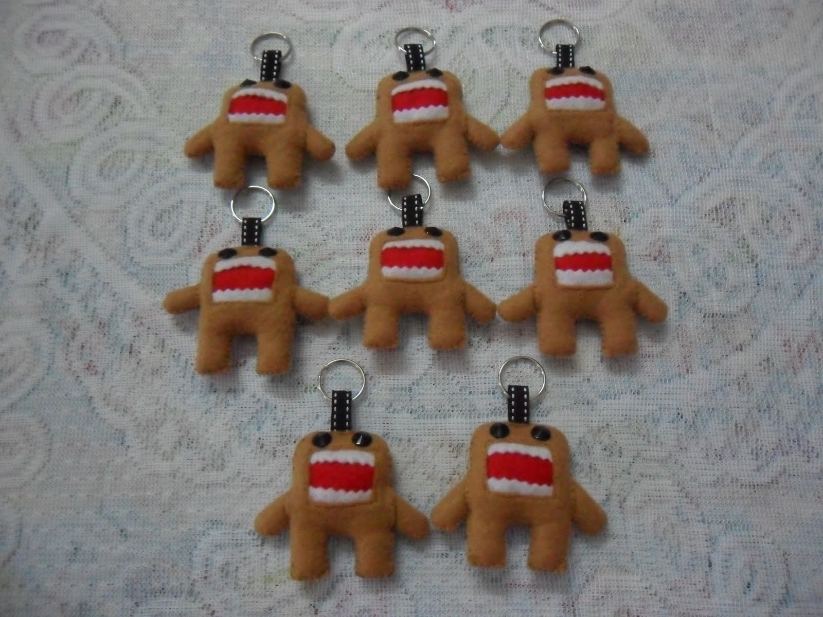 My Creative Art Crafts: Domo Kun Keychain