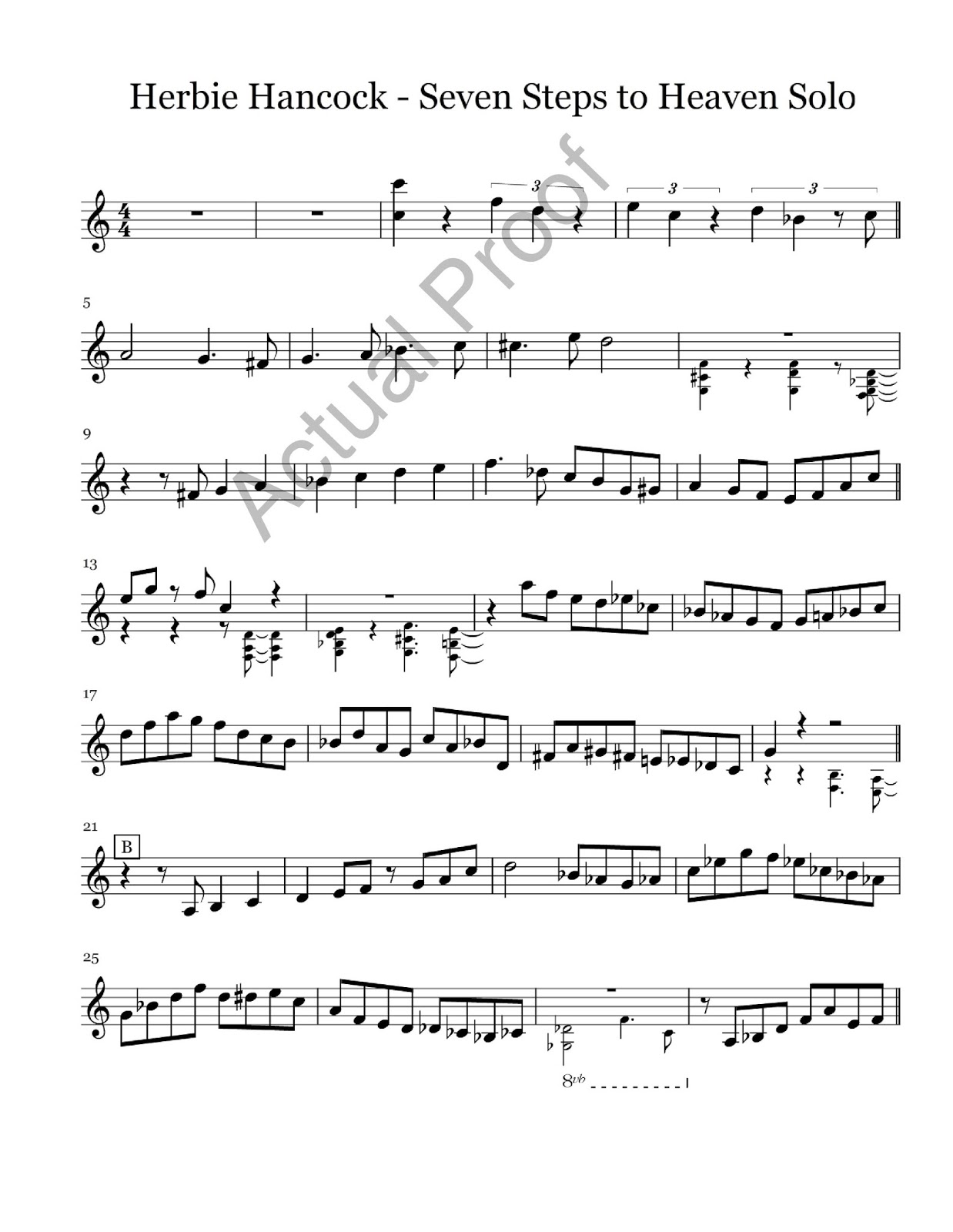 Actual Proof: Seven Steps to Heaven