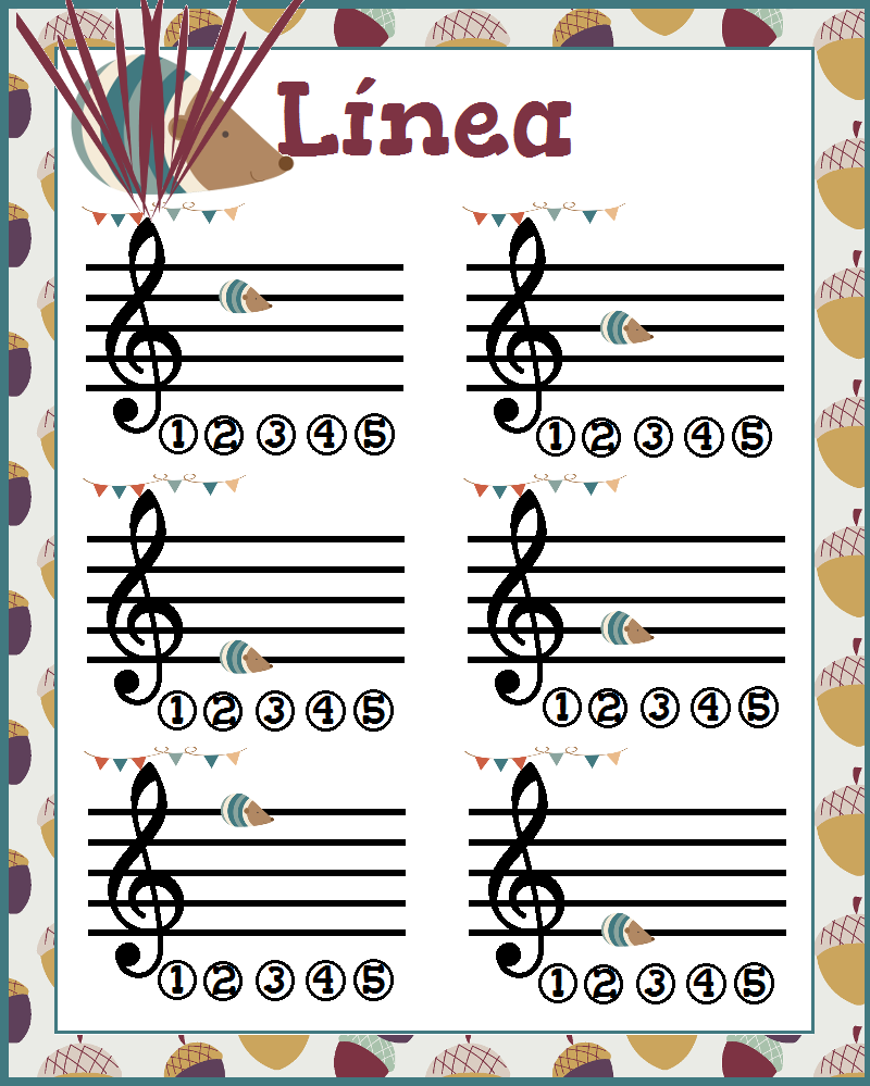 LENGUAJE MUSICAL: líneas y espacios [Music Ideas]