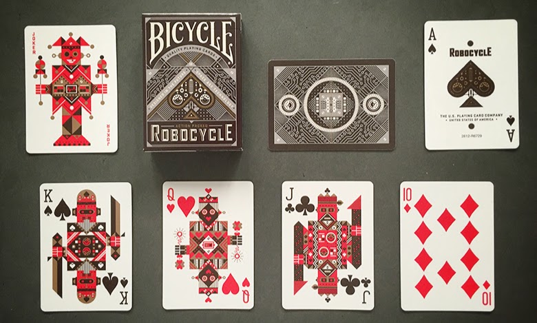 Deck View: Robocycle (Black Edition) Playing Cards