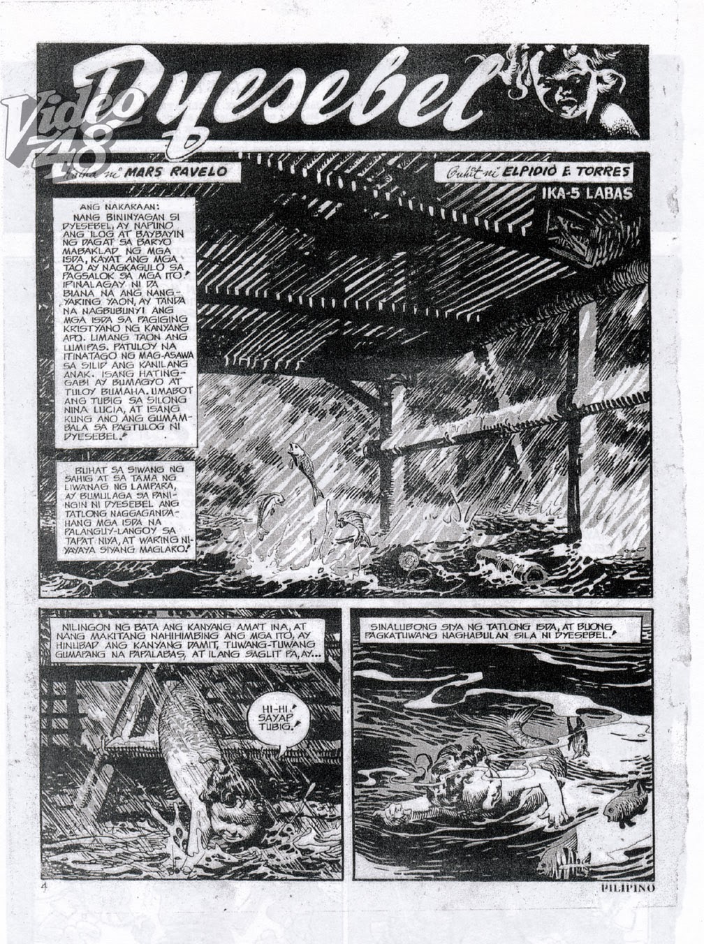 Video 48: MARS RAVELO'S "DYESEBEL" (1952-53) REVISITED/ IKA-5-NA LABAS