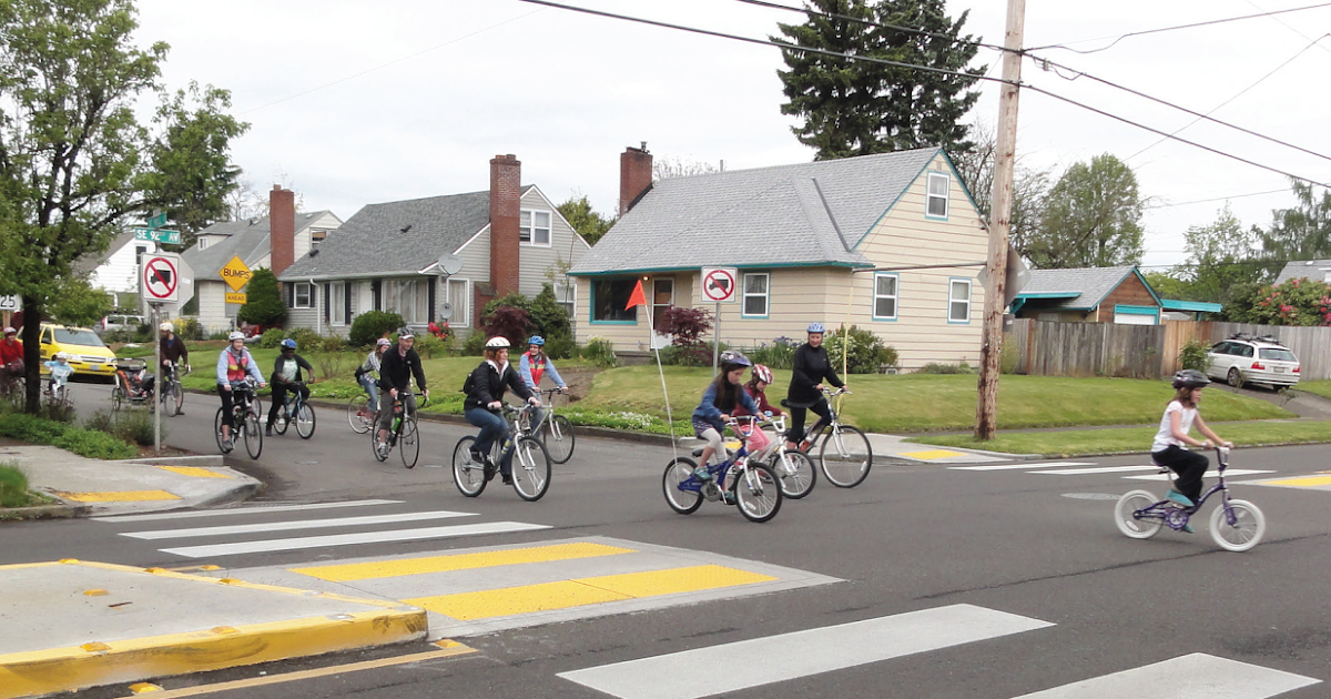 Where the Sidewalk Starts: Speed Reduction Case Studies: Portland ...