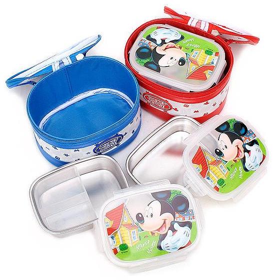 My Noble Baby: Mickey Mouse 2pcs Stainless Steel Lunch Box with ...
