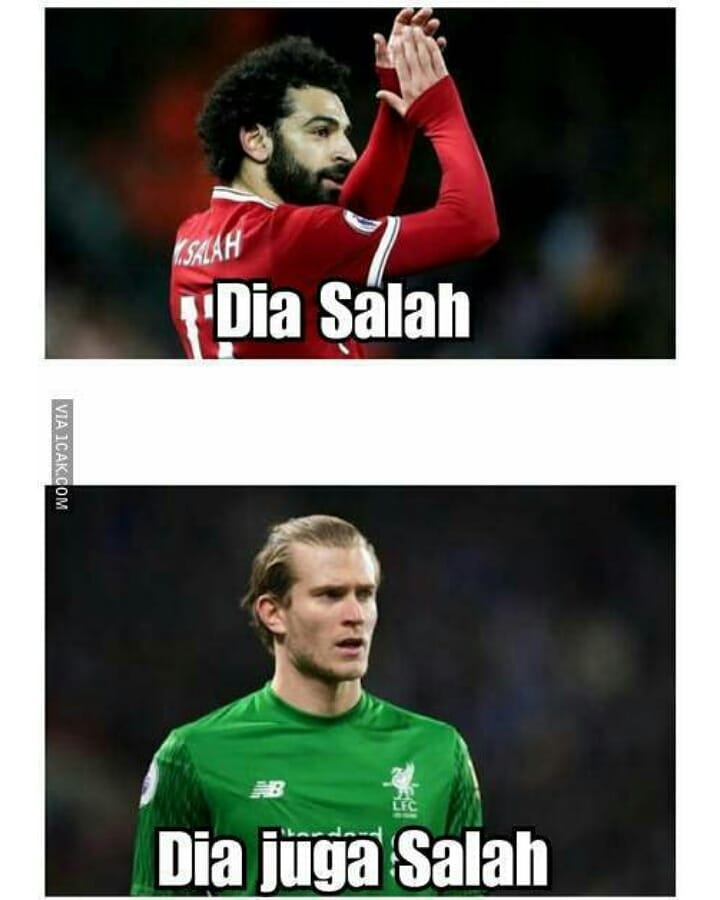 10 Meme Insiden Salah & Ramos Ini Bikin Ketawa Prihatin